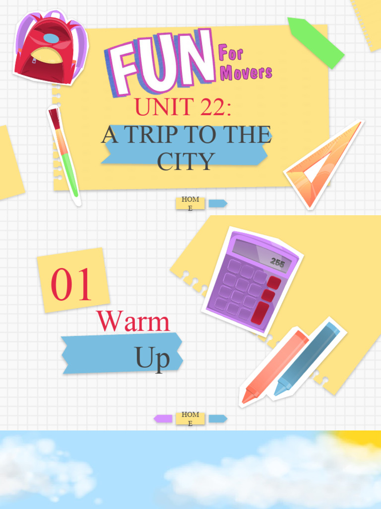 Fun for Movers Unit 22: City Trip Activities | PDF | Learning | Human ...