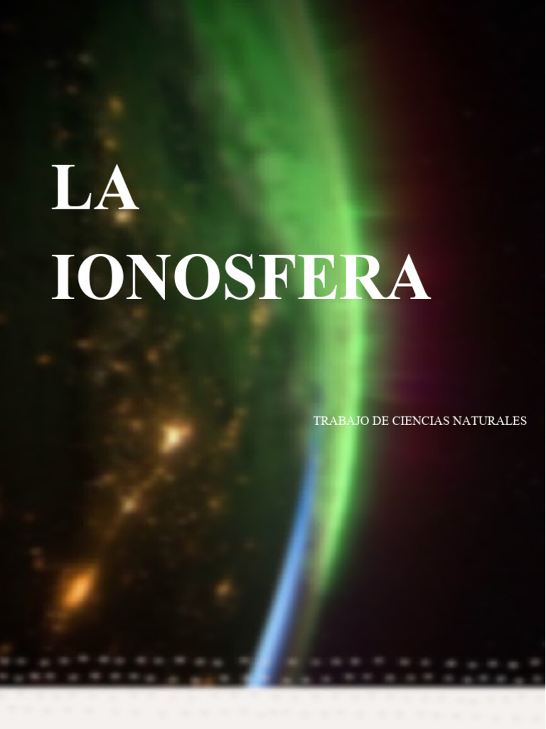 La Ionosfera 2 | PDF | Ionosfera | Atmósfera
