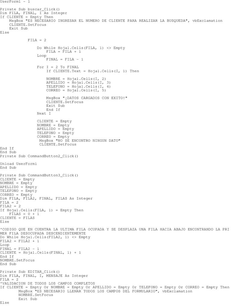 Microsoft Visual Basic para Aplicaciones | PDF | Ingeniería Informática | Software de la aplicacion
