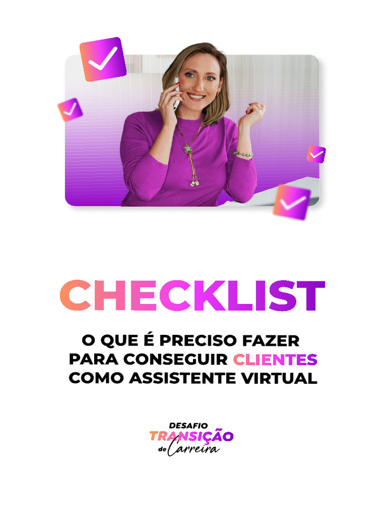 Aula 02 - Checklist | PDF | Mercado (economia) | Tempo