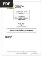 English Fal p1 Grade 12 March 2025 Memo | PDF