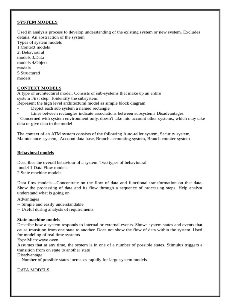 Software Engineering Notes Pdf Class Computer Programming Object Computer Science