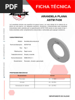 Norma ASTM F436: Arandelas Estructurales | PDF | Acero | Sustancias ...