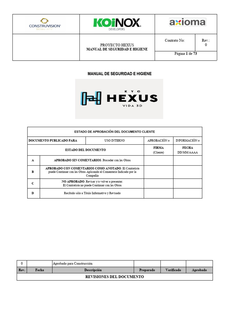 Manual de Seguridad e Higiene | PDF | Riesgo | Seguridad y salud ocupacional