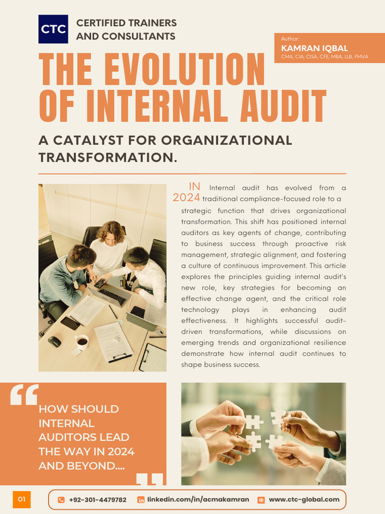 The Evolution of Internal Audit 1714385285 | Download Free PDF ...