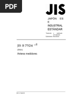 Normas Jis B 7507-Español | PDF
