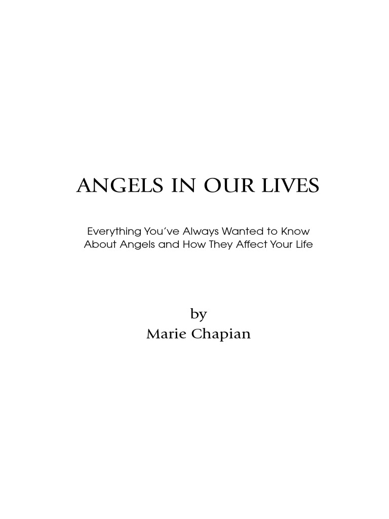 Angels in Our Lives | PDF | Angel | Genesis Creation Narrative