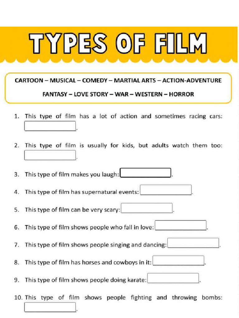 Types of Books and Films | PDF