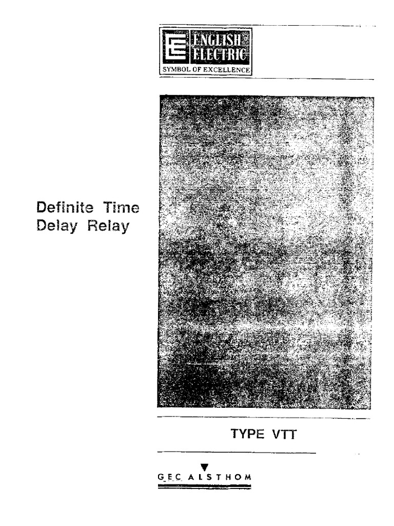 DEFINITE TIME DELAY RELAY[1] | PDF