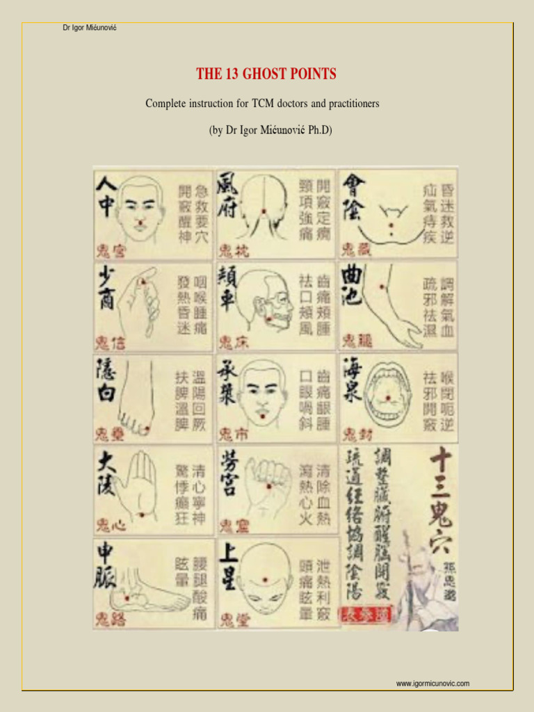 13 Ghost Points | PDF | Acupuncture | Traditional Chinese Medicine