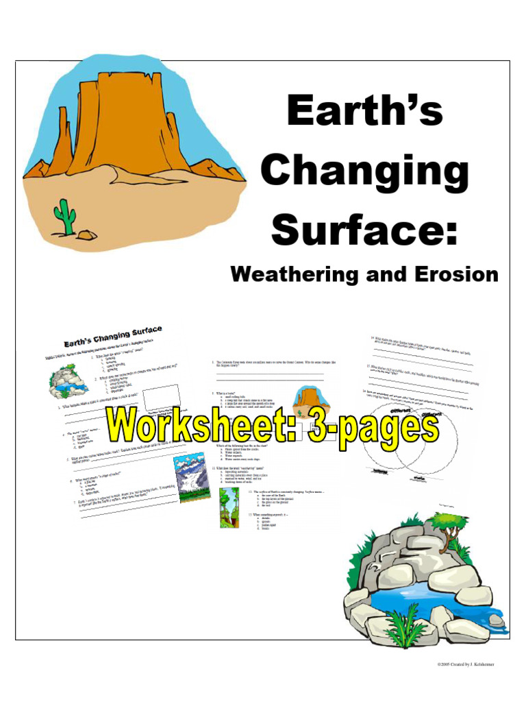 Weathering and Erosion Explained | PDF | Erosion | Soil
