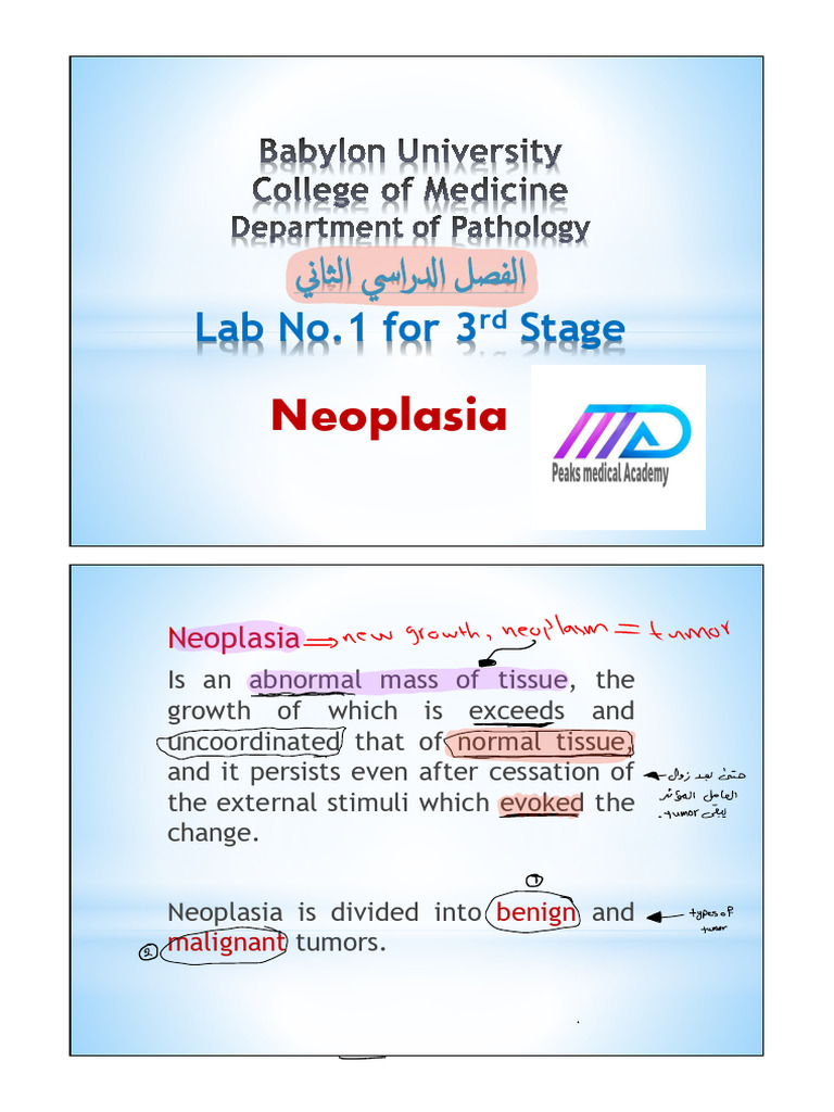 Patho Lab 1,2,3-1-مضغوط | PDF | Neoplasms | Benign Tumor