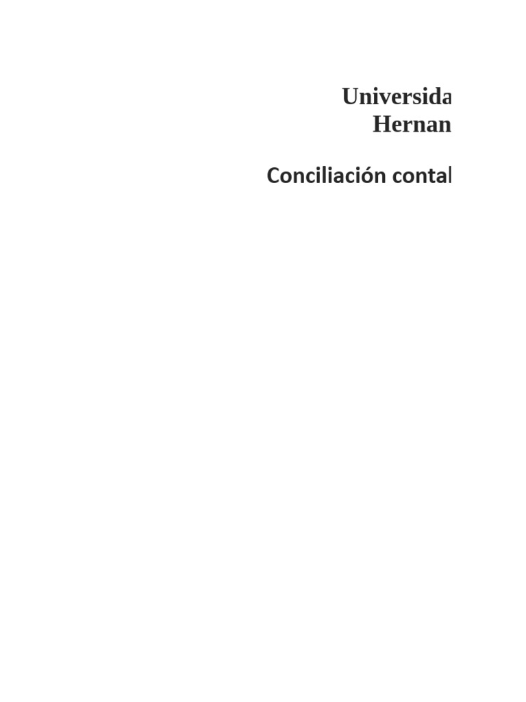 M9 U2 A2 MAHR Conciliacioncontable | PDF | Presupuesto | Contabilidad financiera
