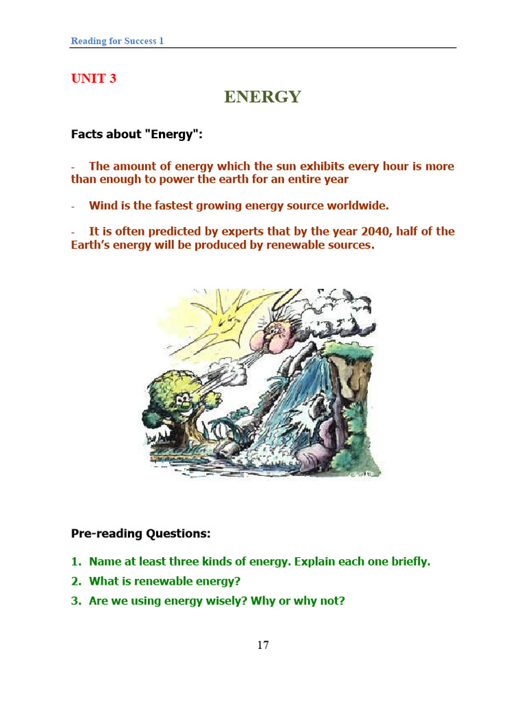 Energy: Unit 3 | PDF | Energy Development | Fuels