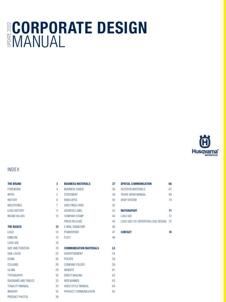 HQV Corporate Design Manual 2022 RZ Interactive | PDF | Motorcycling ...