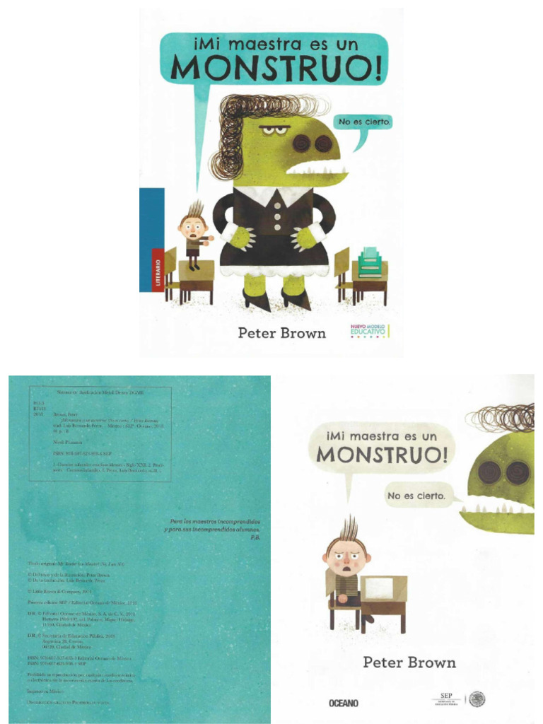 Brown, Peter - Mi Maestra Es Un Monstruo | PDF