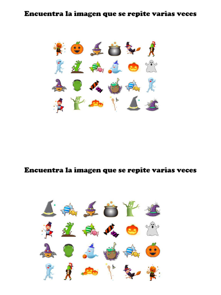 Encuentra la Imagen Repetida | PDF