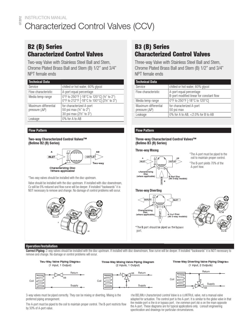CCV Installation Instructions | PDF | Valve | Gases