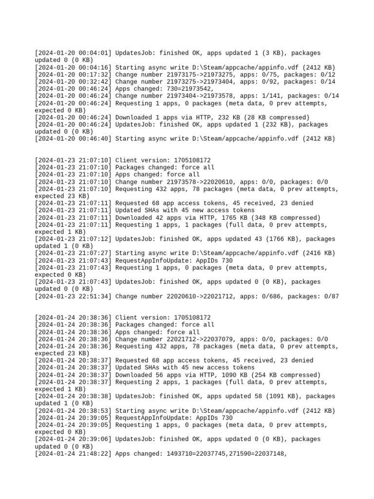 Appinfo Log | PDF | Online Services | Computer Engineering