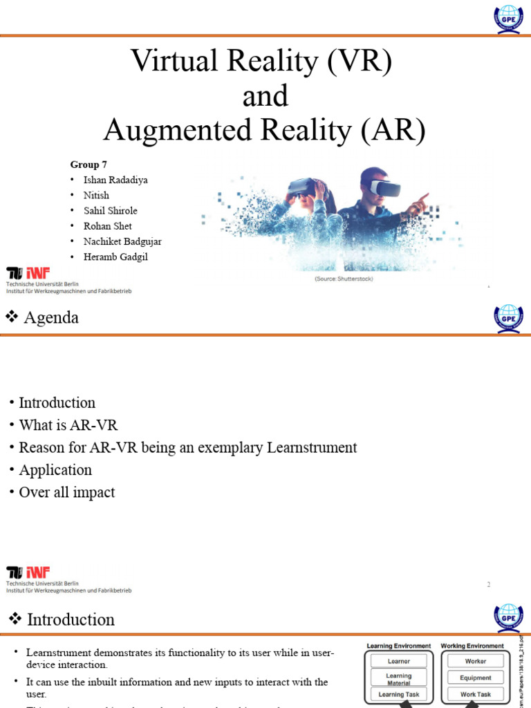 Learnstrument Group7 Ar Vr Pdf Augmented Reality Virtual Reality