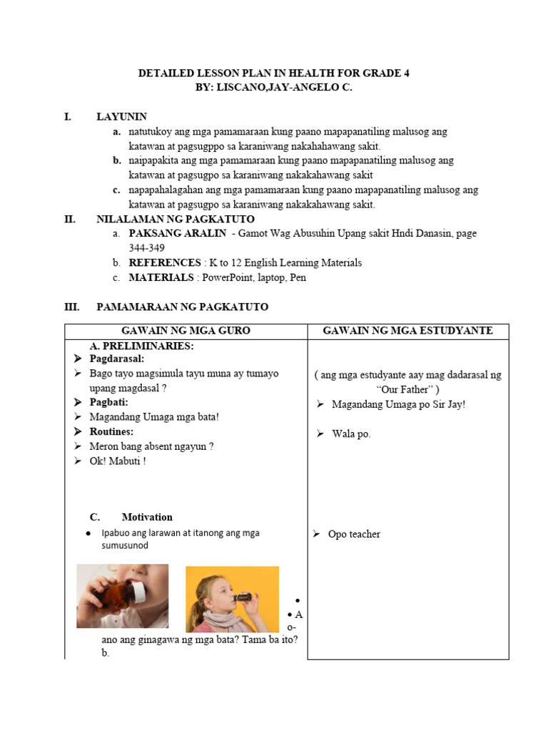 Lesson Plan Yy | PDF