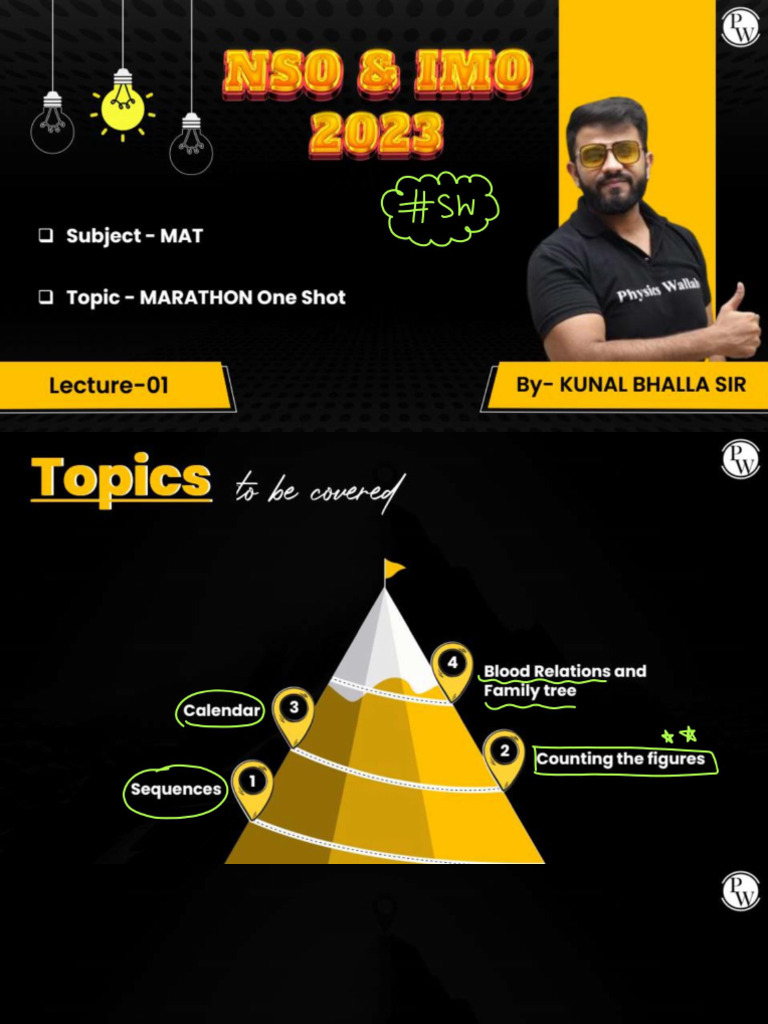 Complete NSO & IMO MAT - Class 10th _ Class Notes (by Kunal Bhalla Sir ... Complete NSO & IMO MAT - Class 10th _ Class Notes (by Kunal Bhalla Sir ...