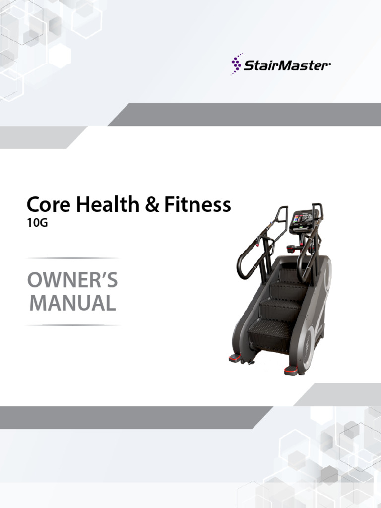 Stair Master 620-8762A - 10G Owner Manual | PDF | Apple Watch | Heart Rate