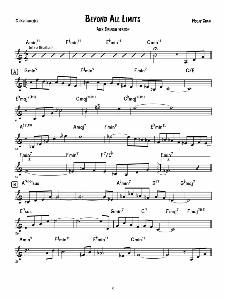 Beyond All Limits (C Instruments) | PDF