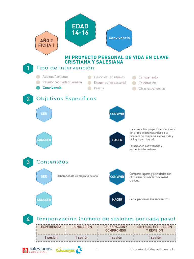 Año 7 Ficha 1 | PDF | Jesús | Fe