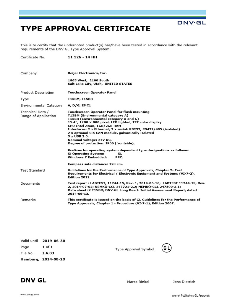 GL_Certification | PDF | Computer Architecture | Computer Engineering