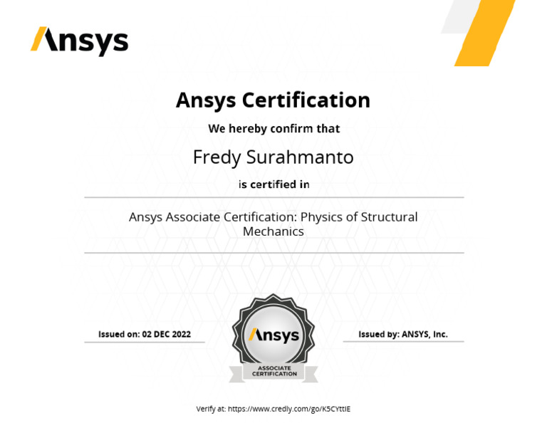 Ansys Associate Certification Physics of Structural Mechanics | PDF | Technology & Engineering
