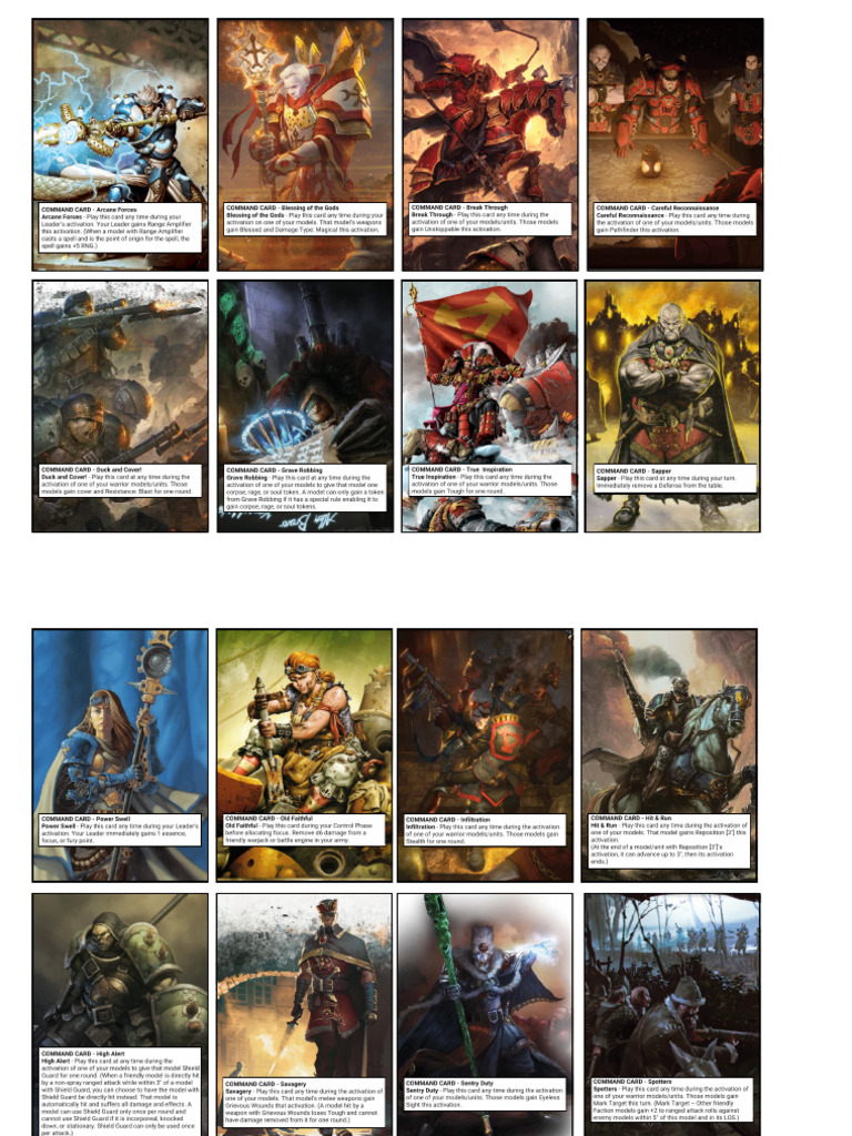 Tactic Cards | PDF