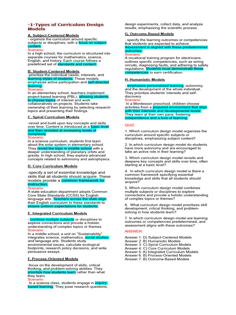 Reviewer TTSC | PDF | Teachers | Curriculum