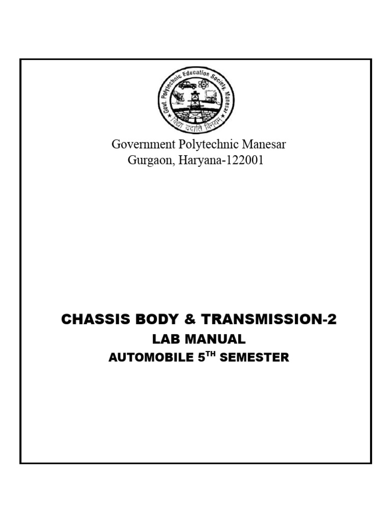 Cbt-2 Lab Manual | PDF | Vehicles | Manufactured Goods Cbt-2 Lab Manual | PDF | Vehicles | Manufactured Goods