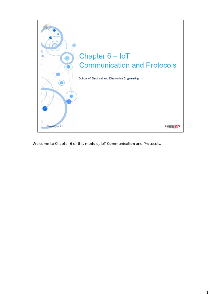 Chapter 6 - IoT Communication Protocols v1.2 With Narration Text | PDF ...