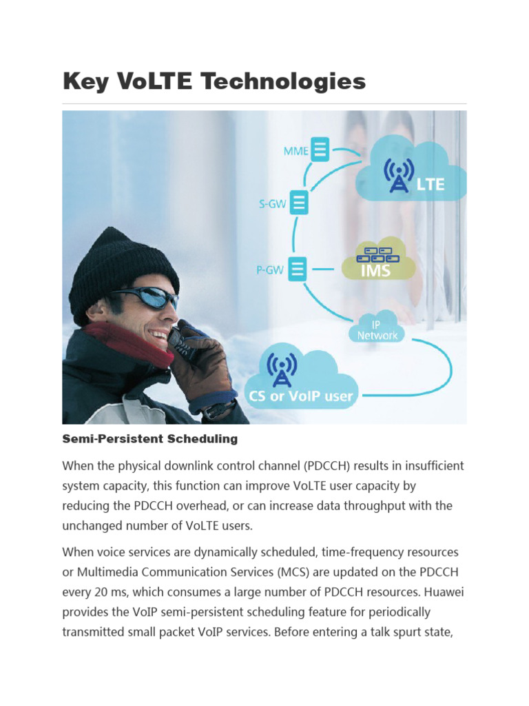 Key VoLTE Technologies | PDF | Computer Science | Computer Engineering