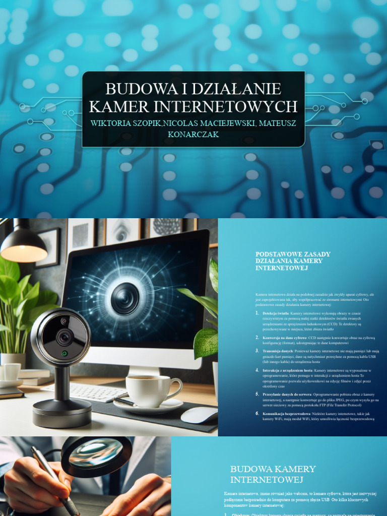 kamery internetowe- prezentacja | PDF