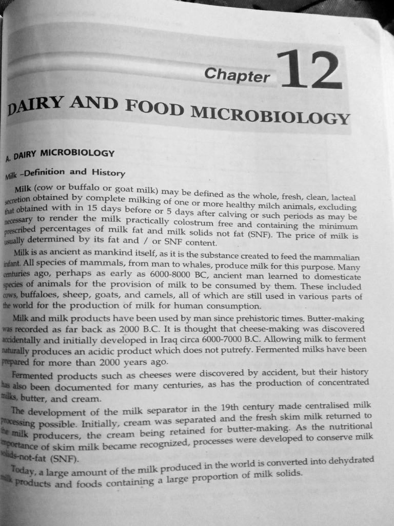 Dairy Microbiology by PK Sivakumar | PDF