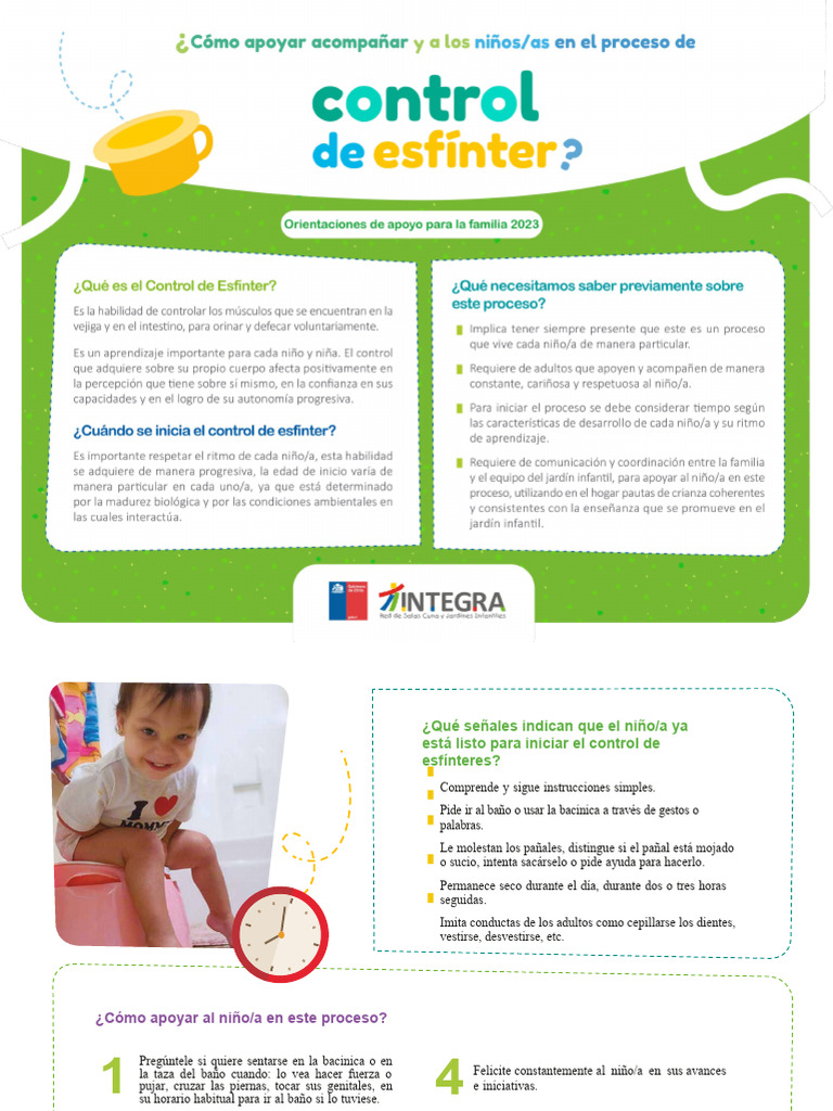 Cartilla Control de Esfinter Familias 2023 | PDF | Estilo de vida