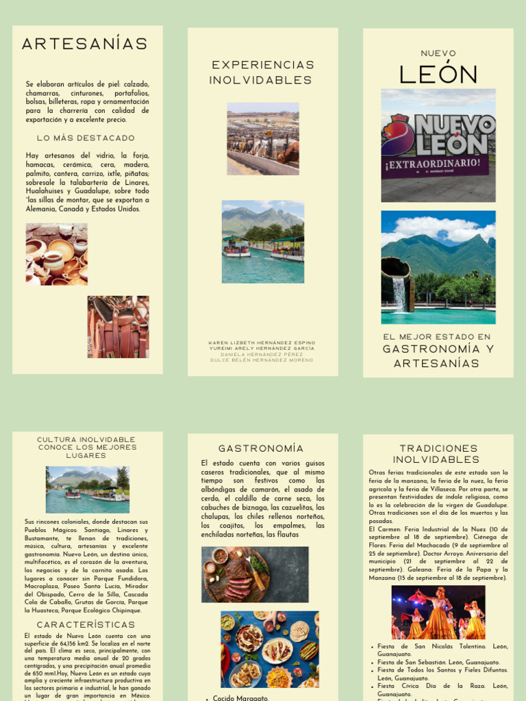 Folleto Tríptico Turismo en La Ciudad de México Simple Verde - 20240508 ...