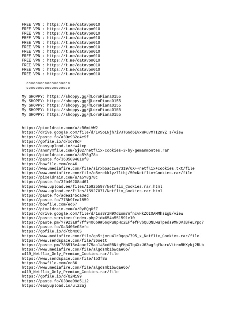 x 12600 Netflix Cookies Premium Hits - Netflix Premium (1) | PDF