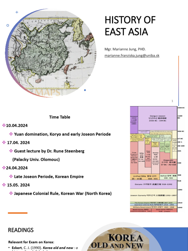 East Asia History Timeline: Korea | PDF | Qing Dynasty | Korea