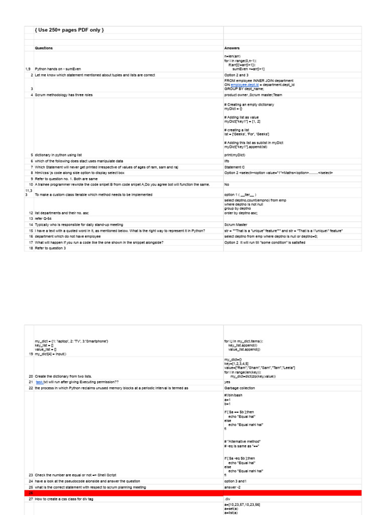 Final Assesment Answer Keys - 256 Page PDF | PDF | Bootstrap (Front End Framework) | Computer ...