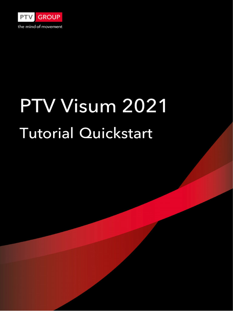PTV Visum 2021 Quickstart Tutorial | PDF | Matrix (Mathematics ...