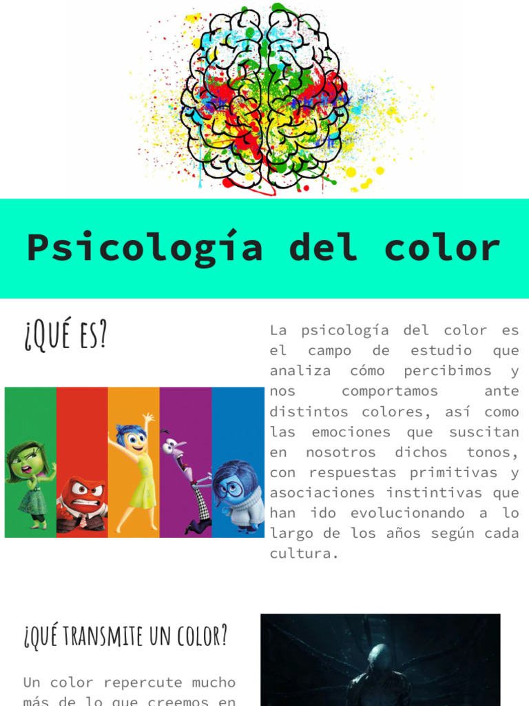 Psicología Del Color | PDF | Color | Sicología