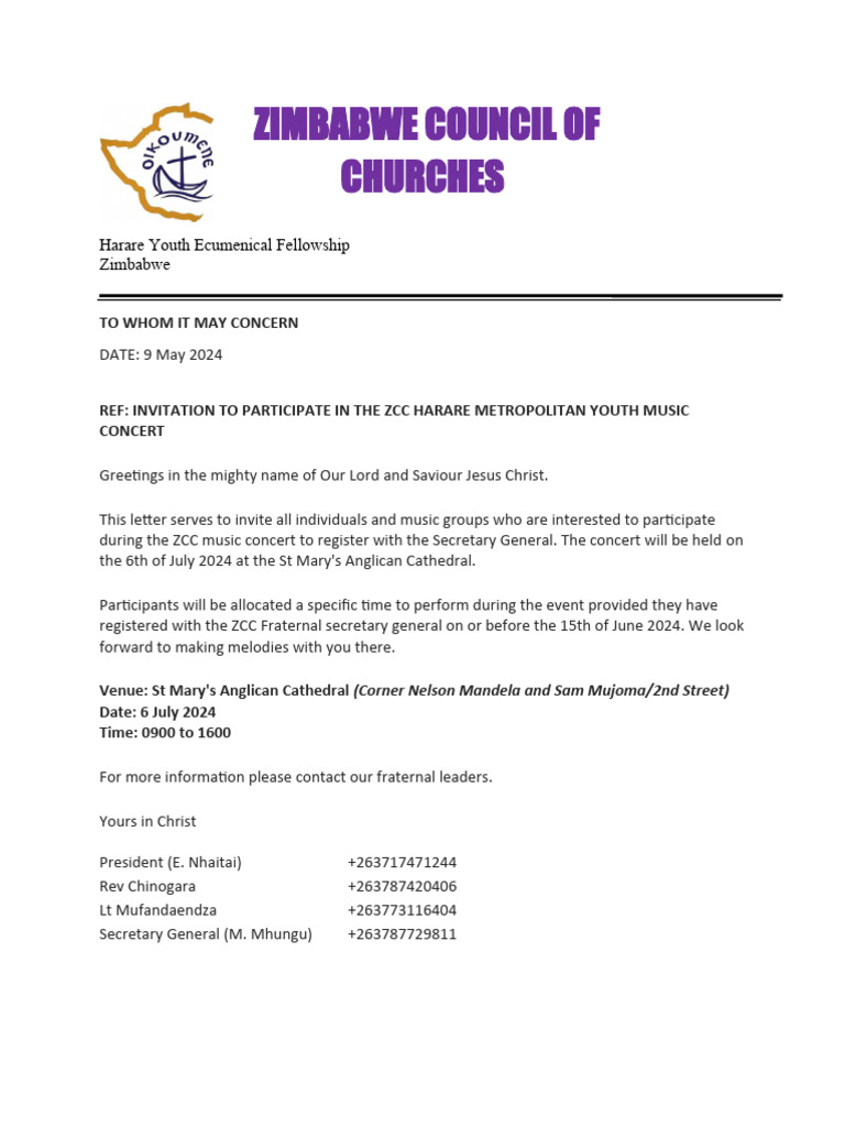 Choir_invitation_letter | PDF