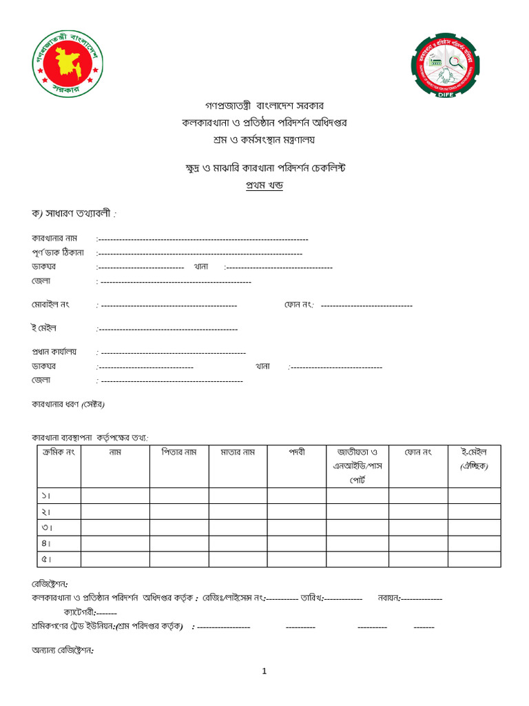 SME Inspection Checklist | PDF