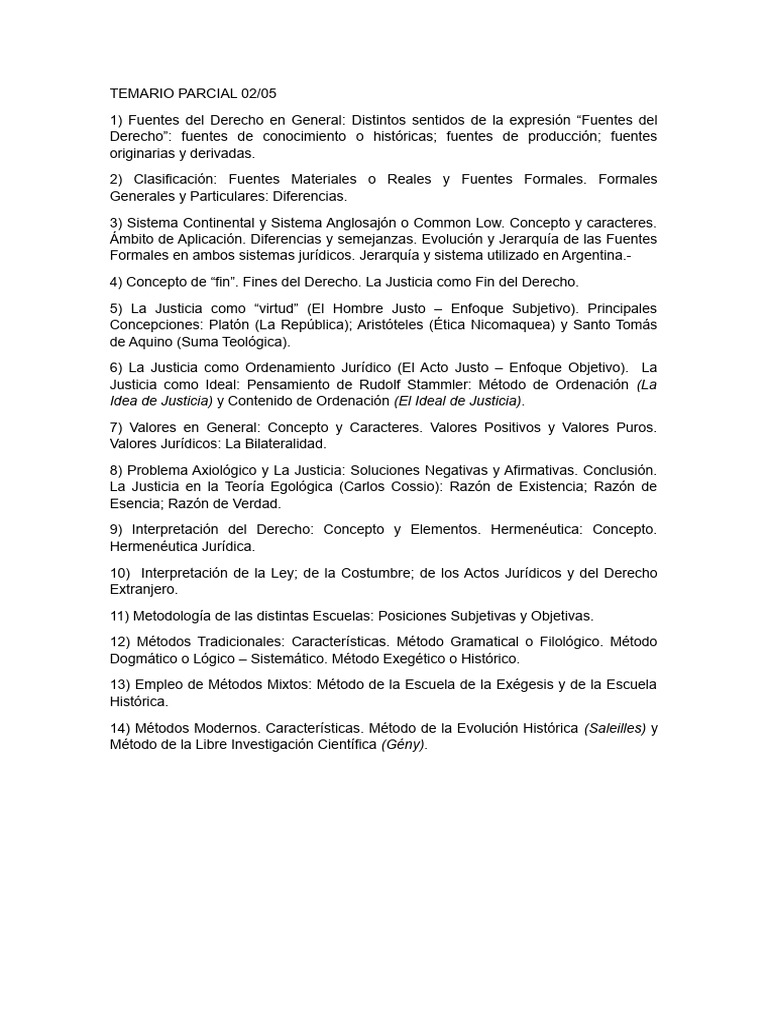 Temario Parcial 02 | PDF
