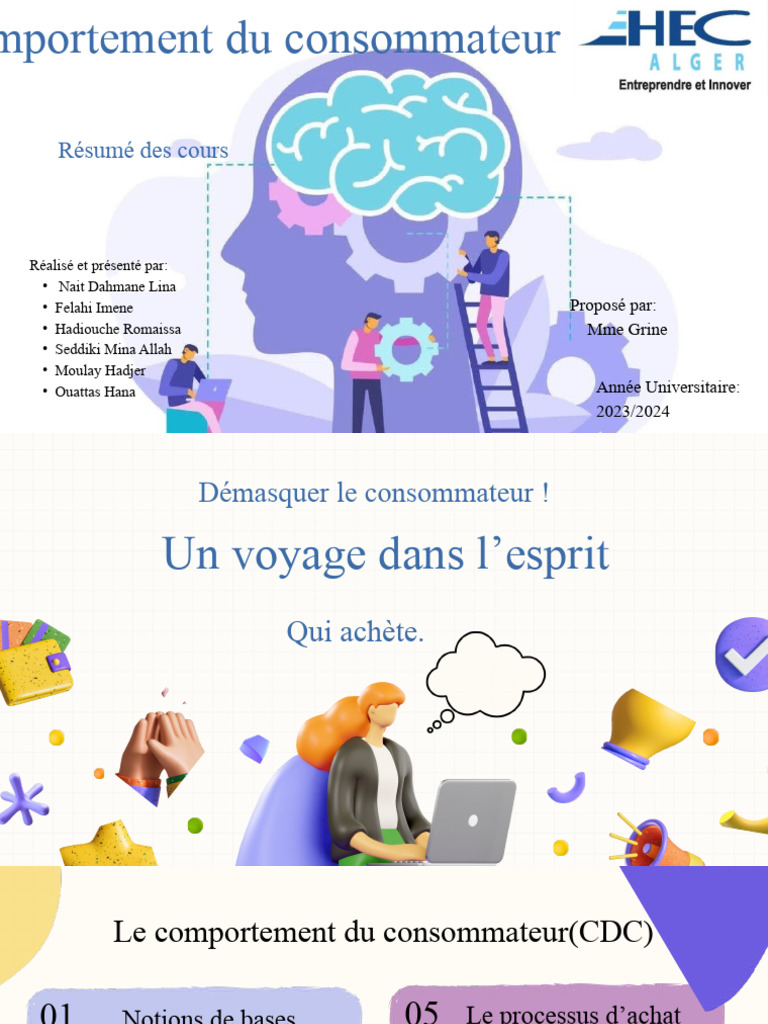 Comprendre le Comportement du Consommateur | PDF | Consommateurs ...
