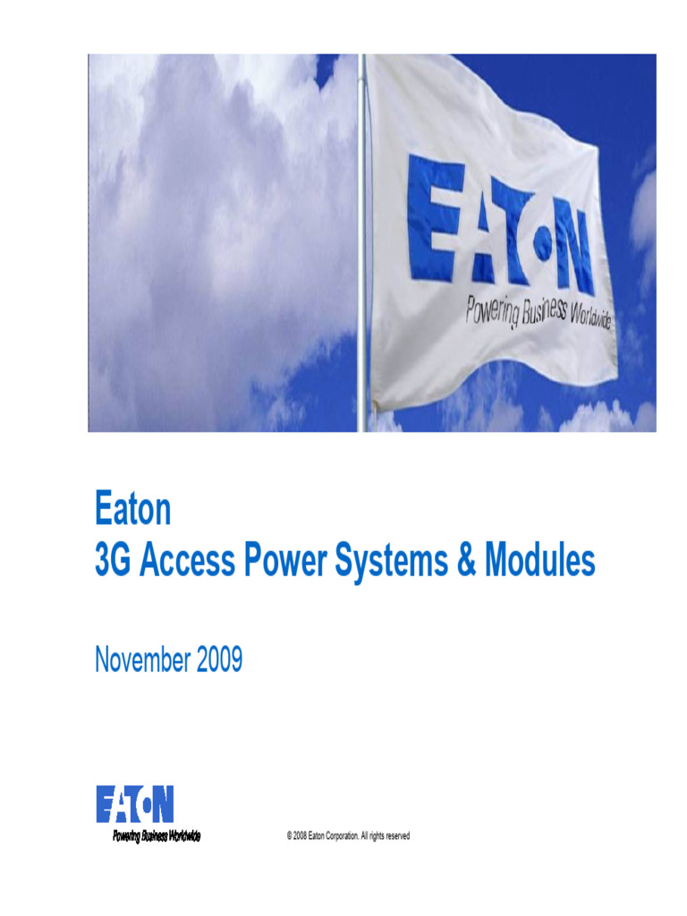 3G Access Power Systems and Modules Channel Partner Introduc | PDF ...